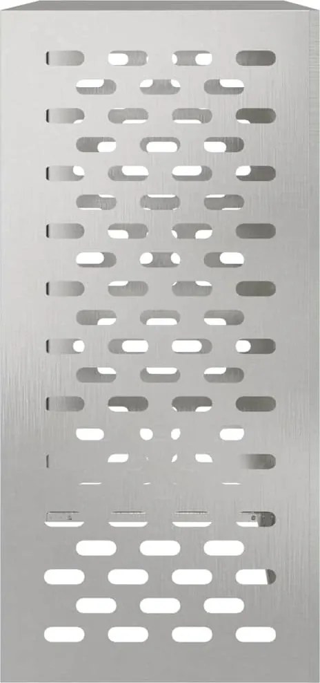vidaXL Ochrana klimatizace Stříbrná 110 x 50 x 105 cm Nerezová ocel [865915]