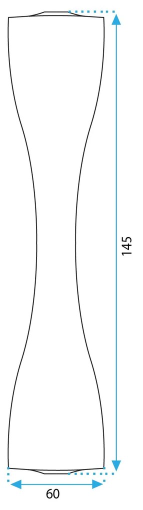 Toolight, nástěnné svítidlo 14,5x6 cm APP1065-W, zlatá, OSW-08886