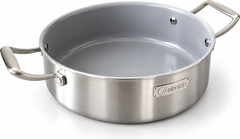 Elmich Nepřilnavá servírovací pánev s keramickým povrchem Tria Ceramic 28 cm