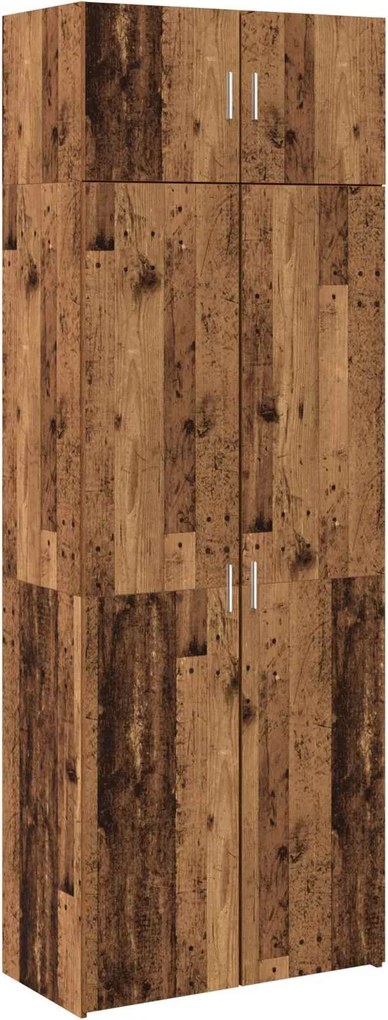Úložná skříňka 2 ks Staré dřevo 80 x 42,5 x 225 cm 3394515