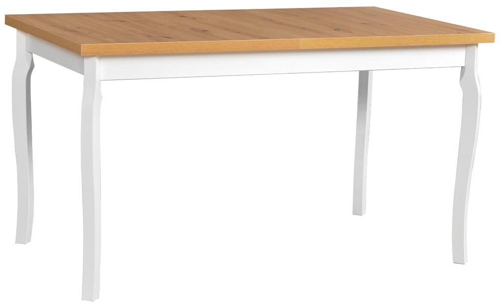 Jídelní stůl Ace 5 Zvolte barvu horní desky: Bílý (borovice andersen), Zvolte barvu nožek: Ořech světlý