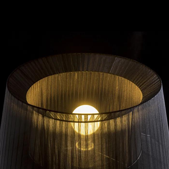 RENDL R12674 BOULOGNE stojanová lampa, dekorativní černá