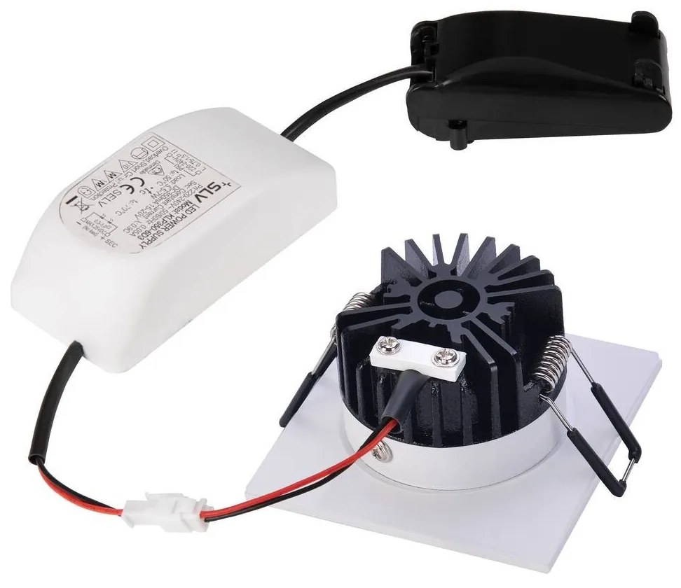 LA 1002102 PATTA-I, LED venkovní svítidlo k zabudování do stropu, hranaté DL IP65 bílá 1800-3000K - BIG WHITE (SLV)