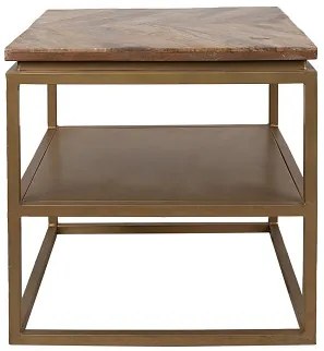 Odkládací stolek dřevo a kov Clayre &amp; Eef 50736