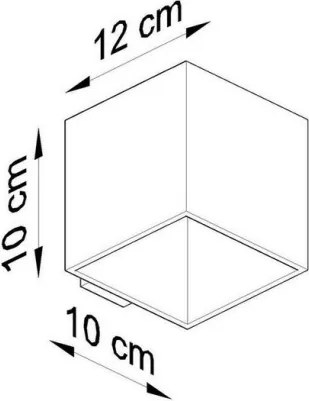 Nástěnné svítidlo SOLLUX Quad 1 G9 1x40W bez zdroje SL.0057