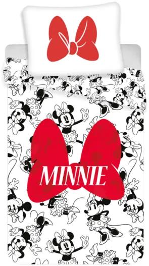 Jerry Fabrics povlečení bavlna Minnie red bow 140x200+70x90 cm 