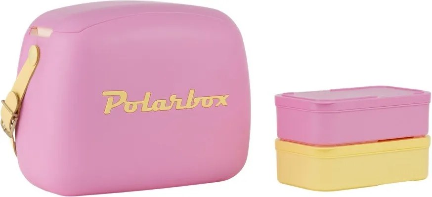 Růžový chladicí box 6 l Pop – Polarbox