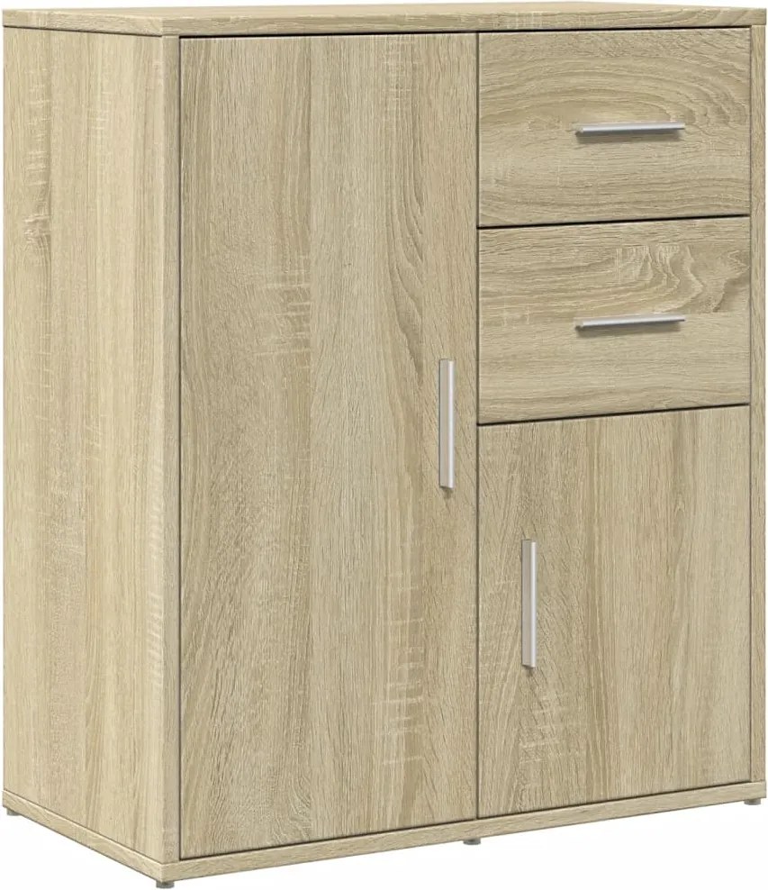 Příborníky 2 ks dub sonoma 60 x 31 x 70 cm kompozitní dřevo 3276562
