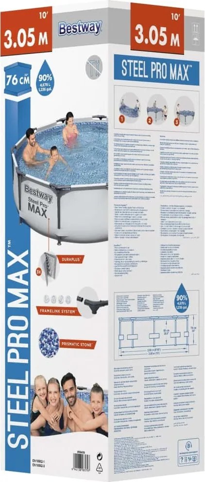 Bestway Bazénový set Steel Pro MAX 305 x 76 cm [92829]