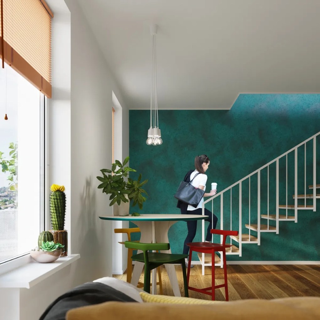 Sollux Lighting Závěsné svítidlo DIEGO 1 bílé