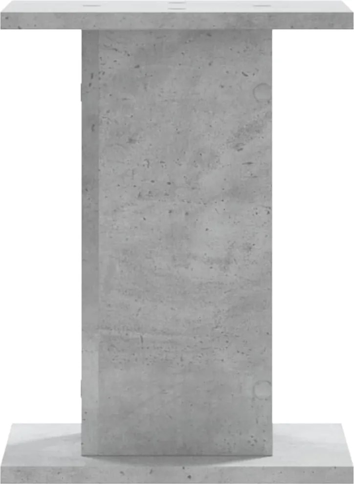 Stojany na rostliny 2 ks betonově šedé 30 x 30 x 40 cm kompozit 3307849