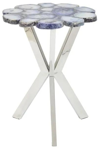 Modrý odkládací stolek Kare Design Trasury, ⌀ 40 cm