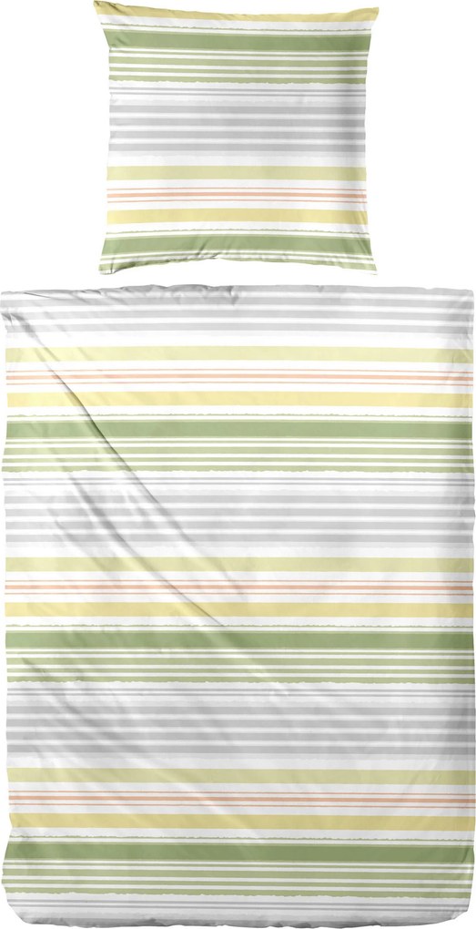 XXXLutz POVLEČENÍ, renforcé, zelená, 135/200 cm - Online Only povlečení - 005695008101