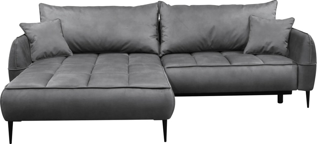 XXXLutz ROHOVÁ SEDAČKA, textil, šedá MID.YOU - Sedací soupravy - 001574002808