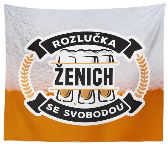 Sablio Deka Rozlučka se svobodou ženicha: 150x120 cm