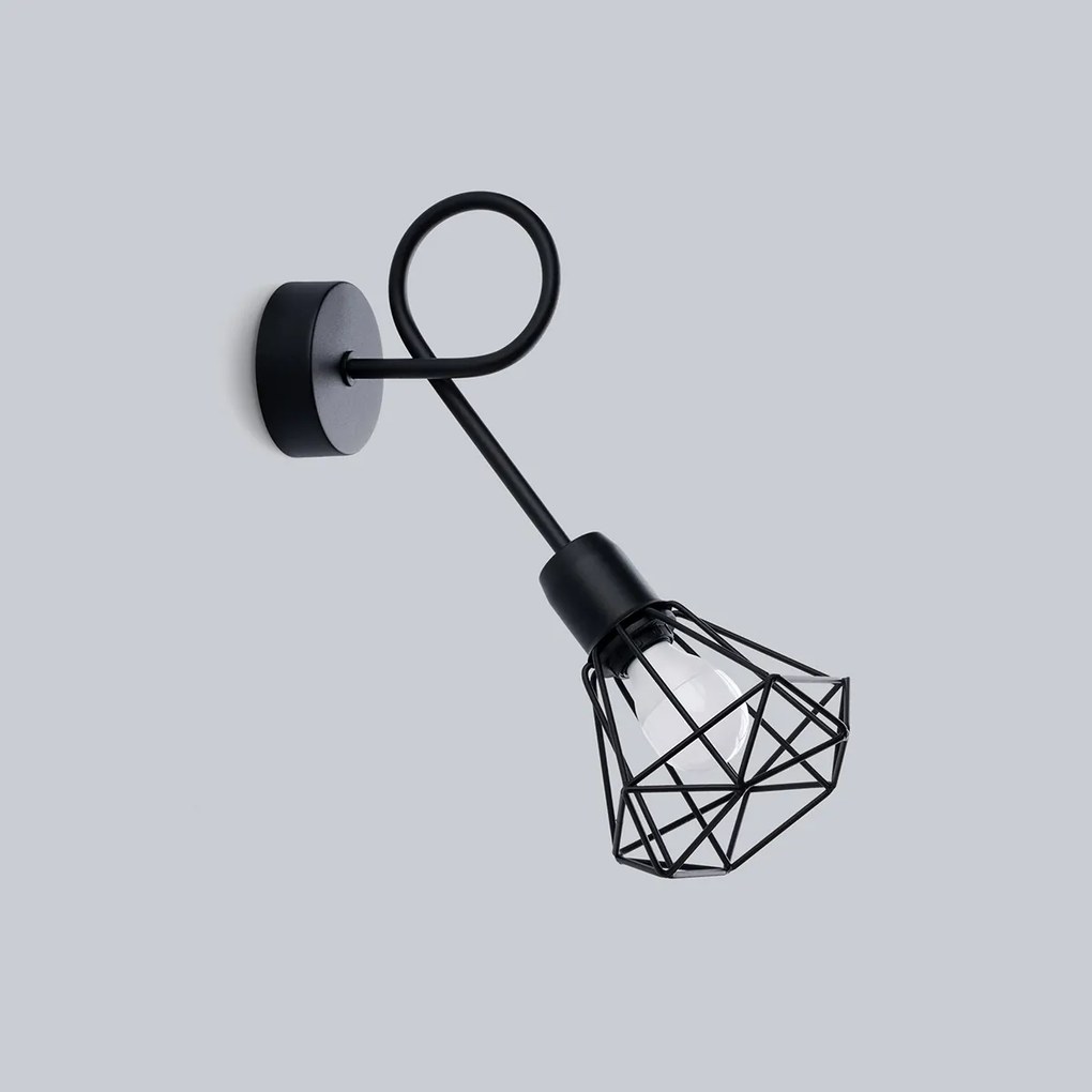 Sollux Lighting Nástěnné svítidlo ARTEMIS 1S černé