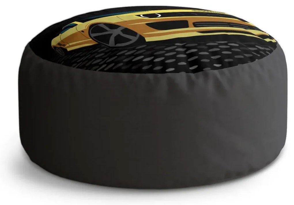 Sablio Taburet Circle Chevrolet Camaro Puntíky: 38x48 cm