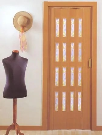Lamelové shrnovací dveře LUCIANA DESIGN, model 4