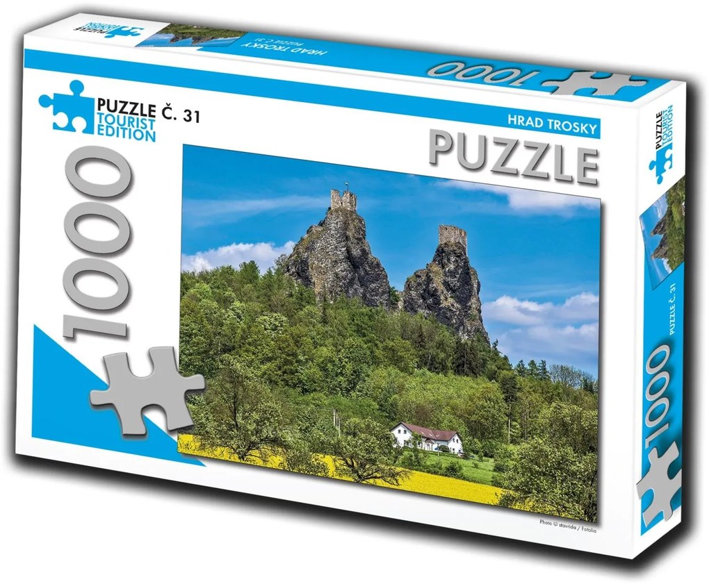 Tourist edition puzzle hrad trosky 1000 dílků (č.31)