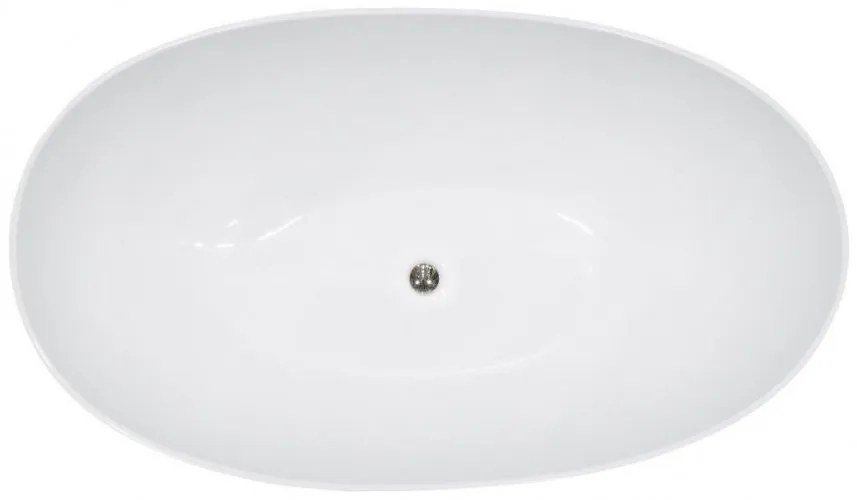 BESCO Volně stojící vana SIYA bílá Barva sifonu - Bílá, Rozměr vany - 171,5 × 101 cm VANSIYA170WW