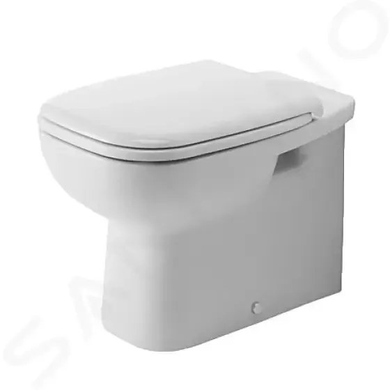 DURAVIT - D-Code Stojící WC, zadní odpad, s HygieneGlaze, bílá (21150920002)