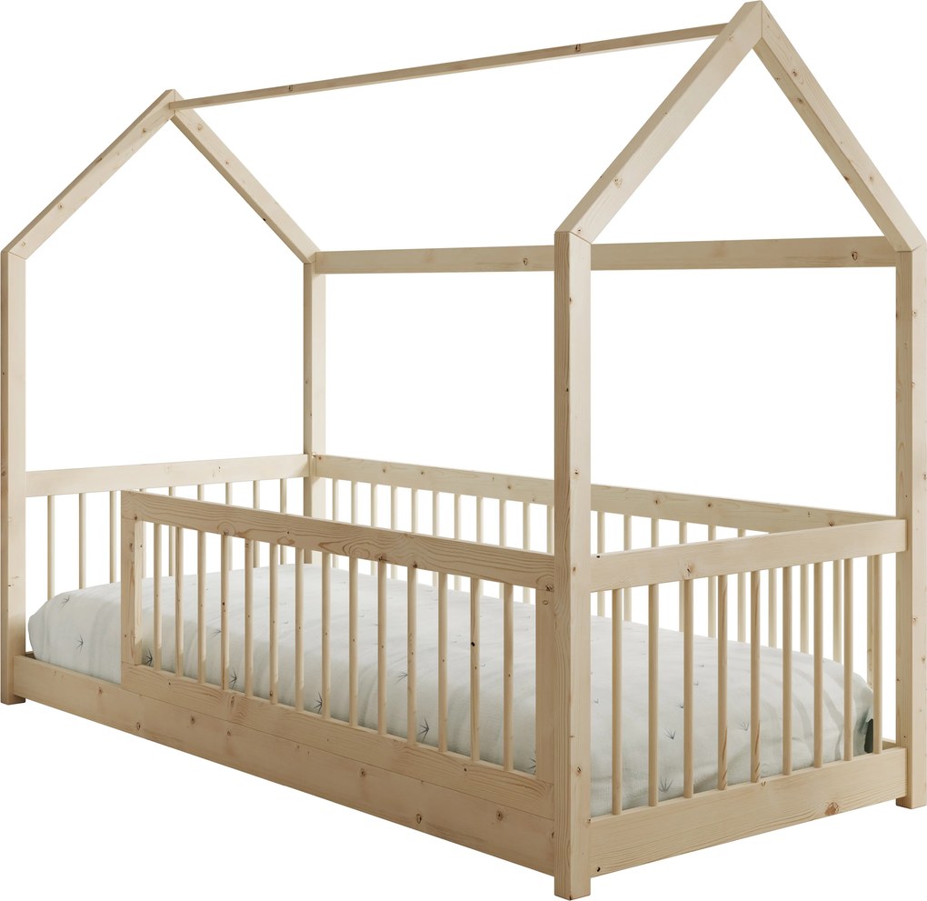 ADRK Furniture Postel Domek Graja s matrací CH-GRA-P-200-M