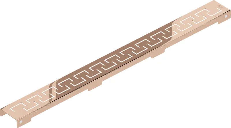 Mexen Flat, lineární podlahový žlab 60 cm, růžové zlato, 1624060