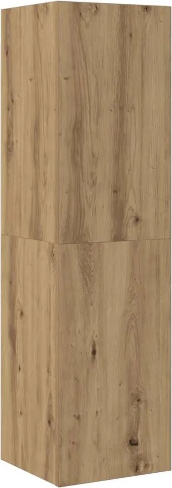 Sada 5 kusů nástěnné TV skříňka dub artisan kompozitní dřevo 3329202