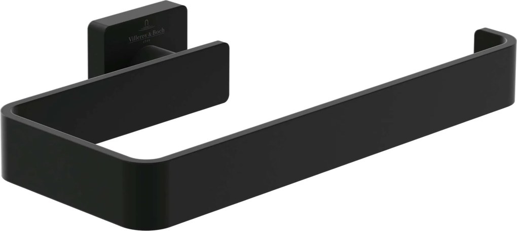 Villeroy & Boch Elements Striking - Držák ručníků, délka 21 cm, matná černá TVA152005000K5