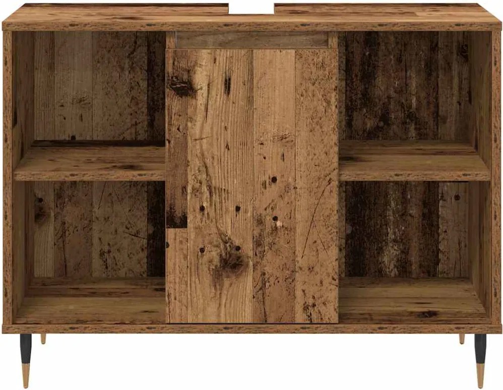 Sada koupelnového nábytku 3 ks Staré dřevo 30 x 30 x 180 cm 3378513