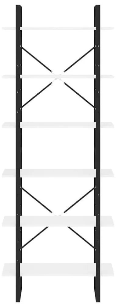 Petromila Vysoký regál bílý 80 x 30 x 210 cm dřevotříska