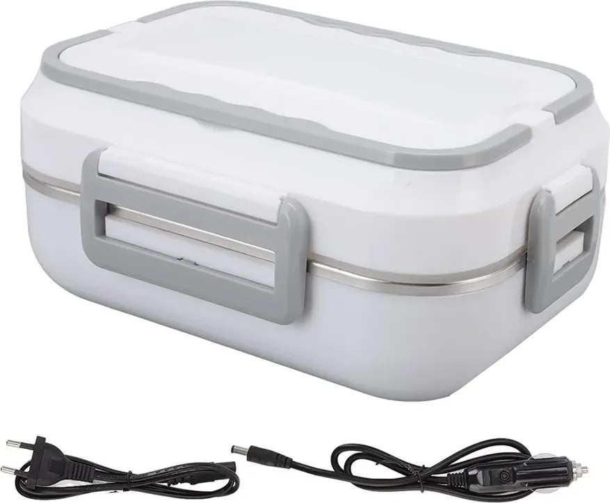 VERK Ohřívací box na jídlo 12V/220V - bílý