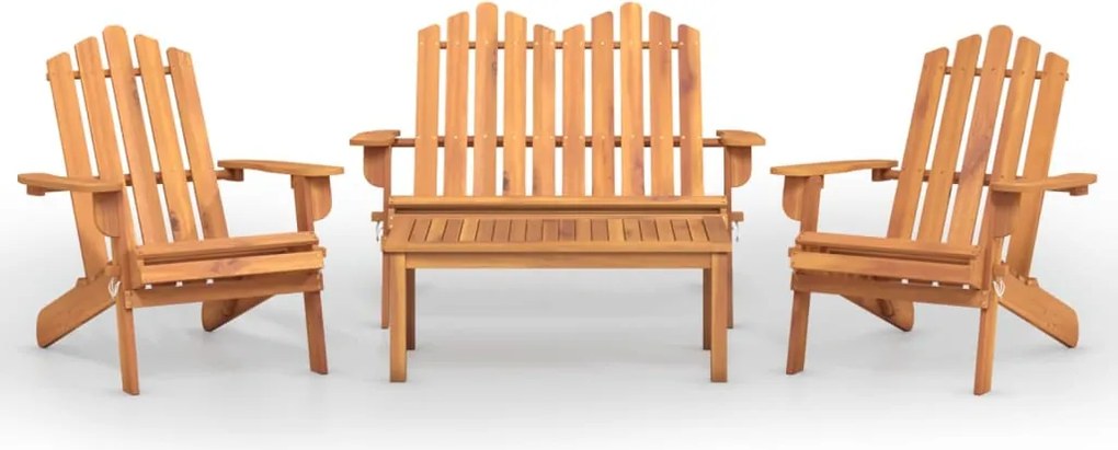 4dílná sada zahradního nábytku Adirondack masivní akácie 3152130