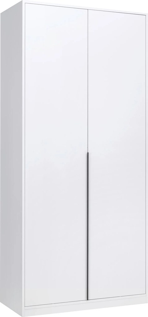 XXXLutz ŠATNÍ SKŘÍŇ S OTOČNÝMI DVEŘMI, bílá, 93/211/53 cm P & B - Šatní skříně - 000885001602
