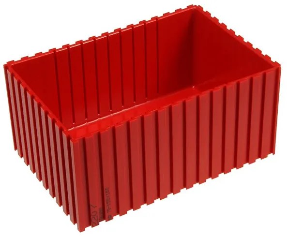 Plastová krabička na nářadí 70-150x100 mm, červená