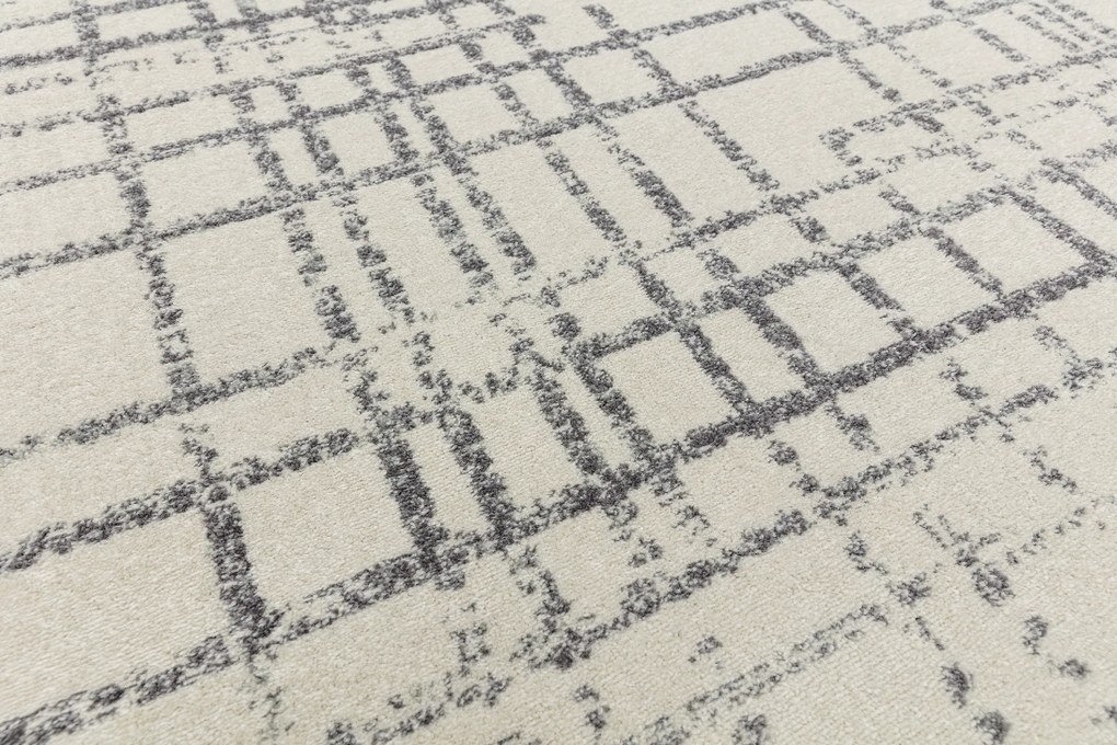 Tribeca Design Kusový koberec Dinamo Grid Grey Rozměry: 120x170 cm