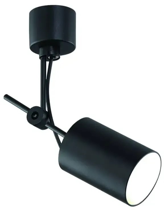 Minimalistické bodové svítidlo Stick černá
