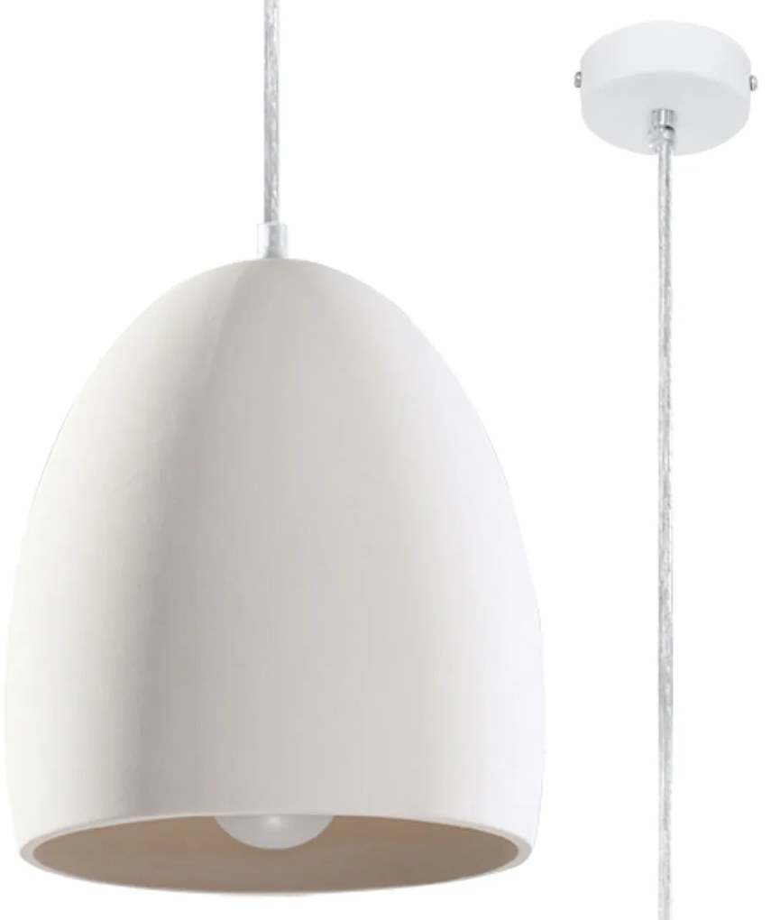 Sollux Lighting Keramická závěsná lampa FLAWIUSZ