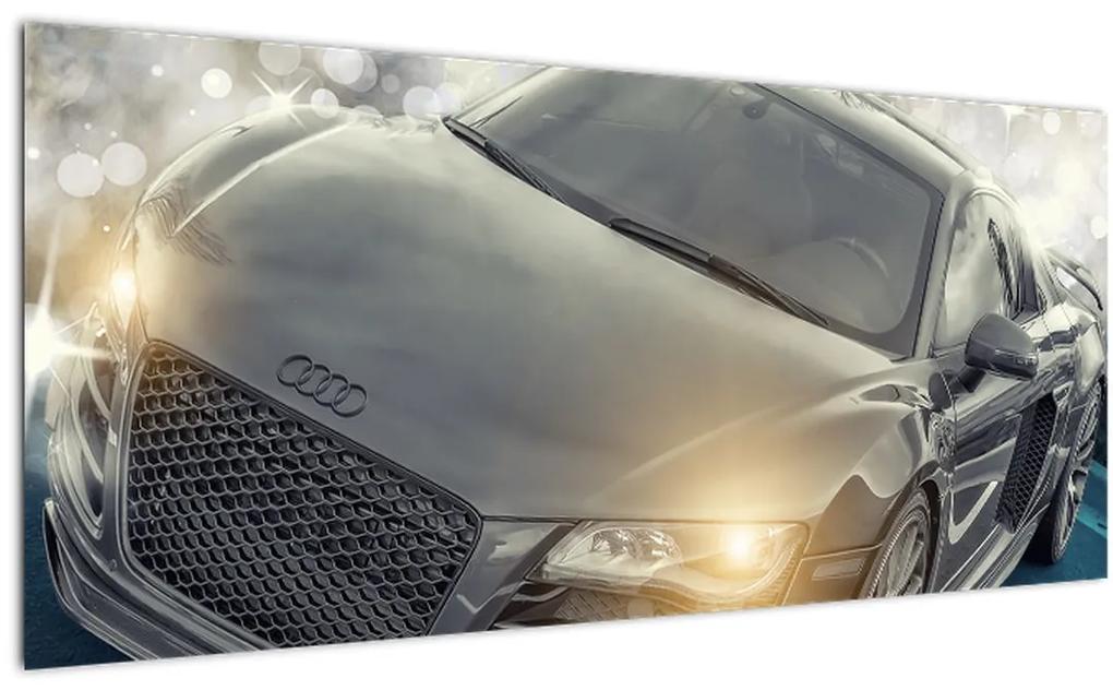 Obraz auta Audi - šedé (100x40 cm), 40 dalších rozměrů
