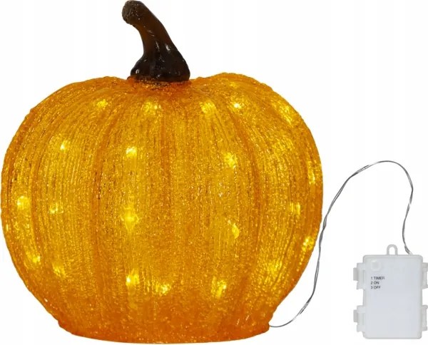 Lampa Dýně Halloween 25 cm Venkovní Ip 44 Bateriové Napájení-dekorace