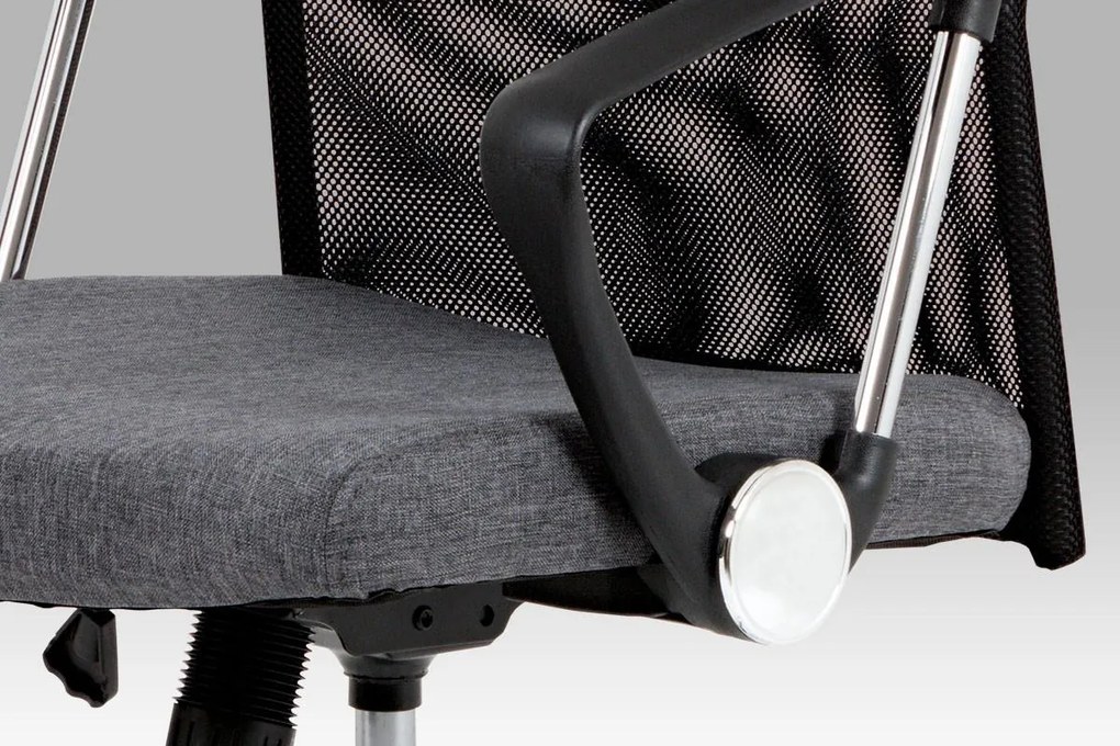 Autronic Kancelářská židle KA-E301 BK - černá látka + černá MESH