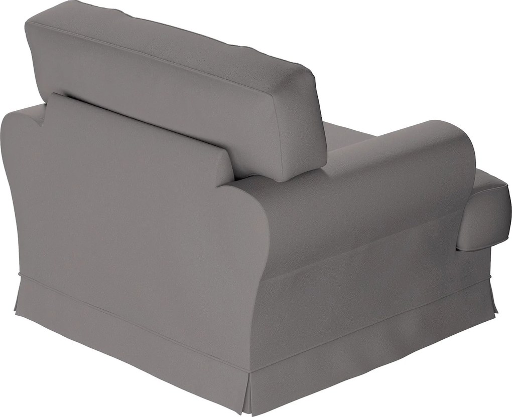 Potah na křeslo IKEA Ekeskog barva béžová látka pletený vzor