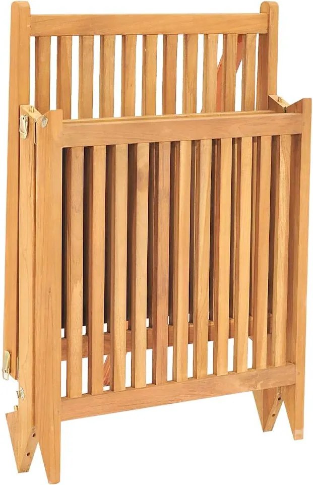 Zahradní lehátko masivní teak 316152