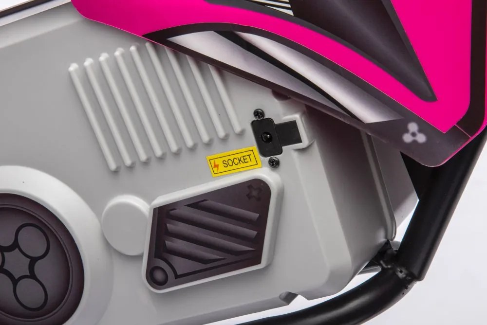 LEAN CARS Elektrická motorka krosová A9901 36V, růžová