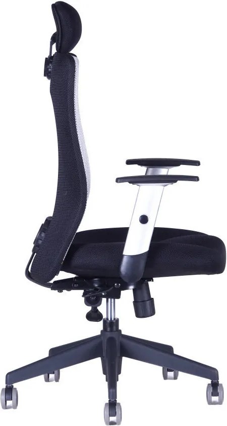 Office Pro Kancelářská židle na kolečkách Office Pro CALYPSO XL SP4 – s područkami a podhlavníkem Modrá 14A11