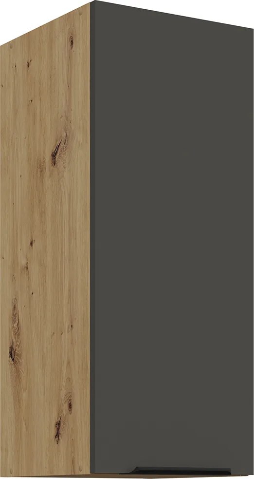 ARIA pa | horní skříňka 30 G-72 1F policová | 30 cm | ANTI FINGERPRINT povrch | artisan/šedá grafit