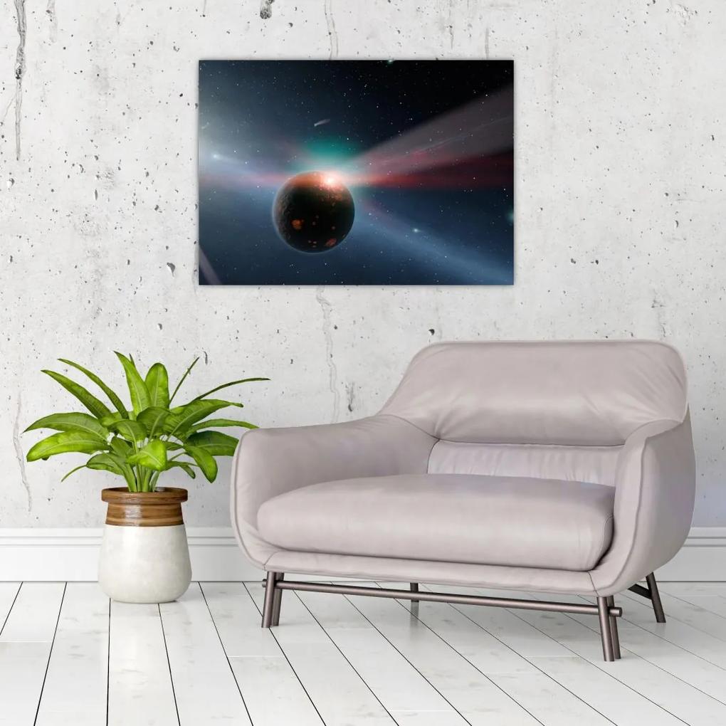 Obraz planetky (70x50 cm)