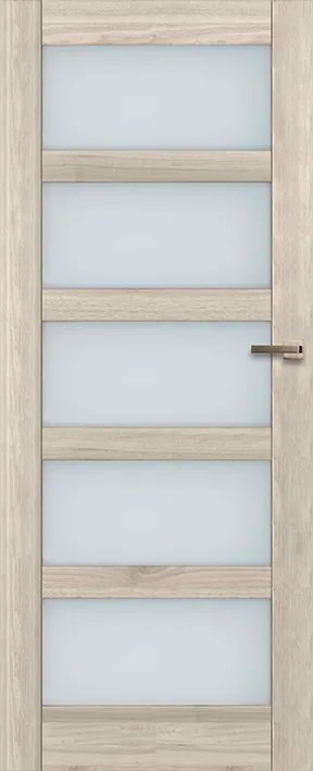 Interiérové dveře vasco doors BRAGA model 6 Průchozí rozměr: 70 x 197 cm, Orientace dveří: Levé dveře, Dekor: Bílá