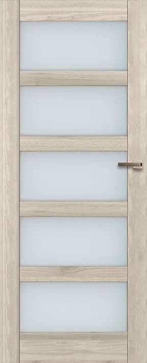 Interiérové dveře vasco doors BRAGA model 6 Průchozí rozměr: 70 x 197 cm, Orientace dveří: Levé dveře, Dekor: Dub šedý