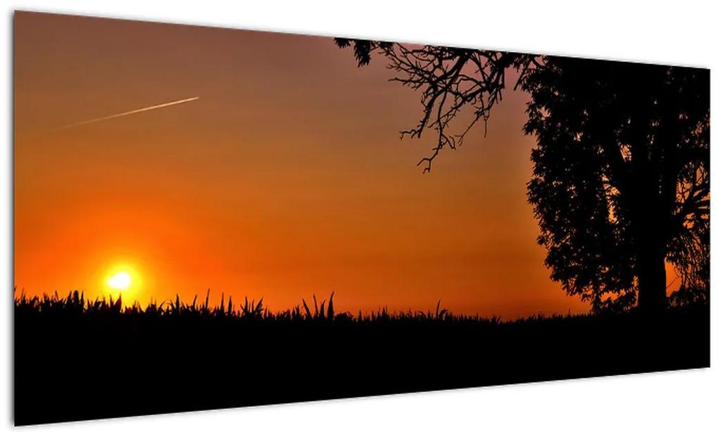 Obraz západu slunce (100x40cm)